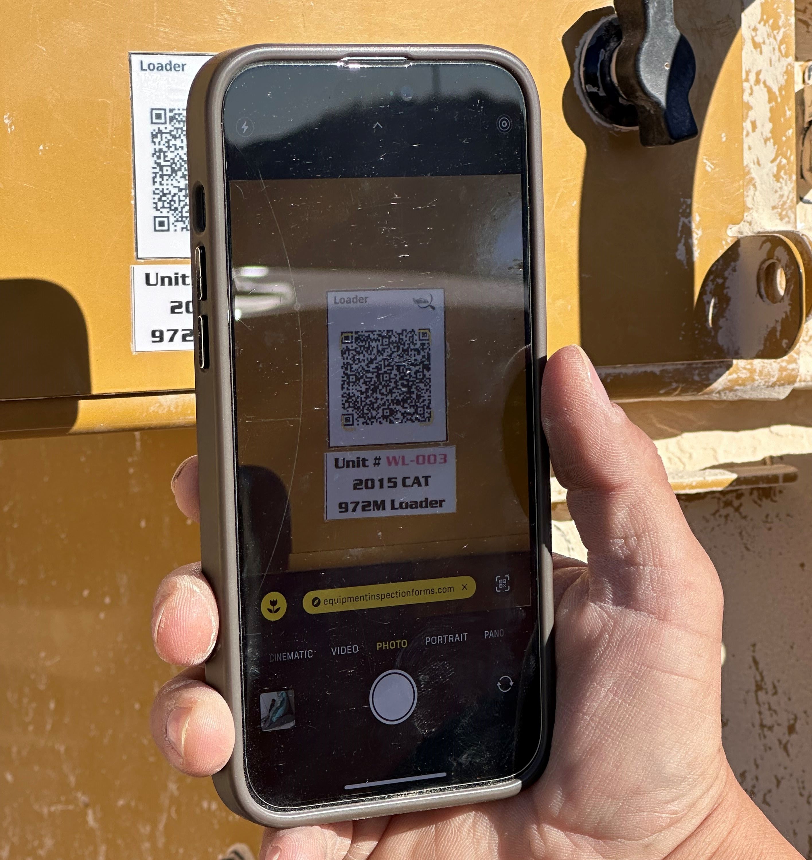 Equipment Inspection Form